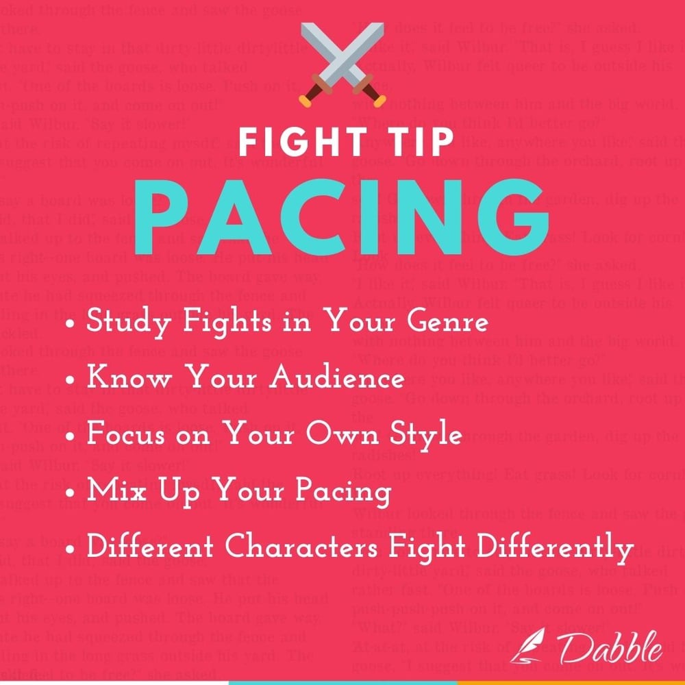 The Anatomy of Action: How to Write a Fight Scene